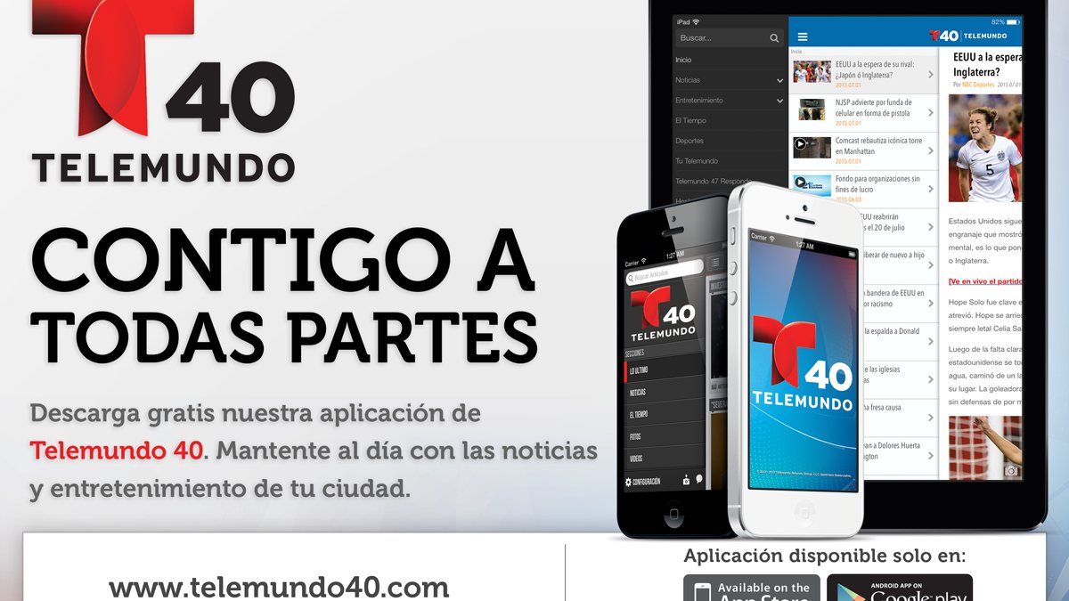 Actualiza o descarga gratis la app de Telemundo 40 – Telemundo McAllen (40)