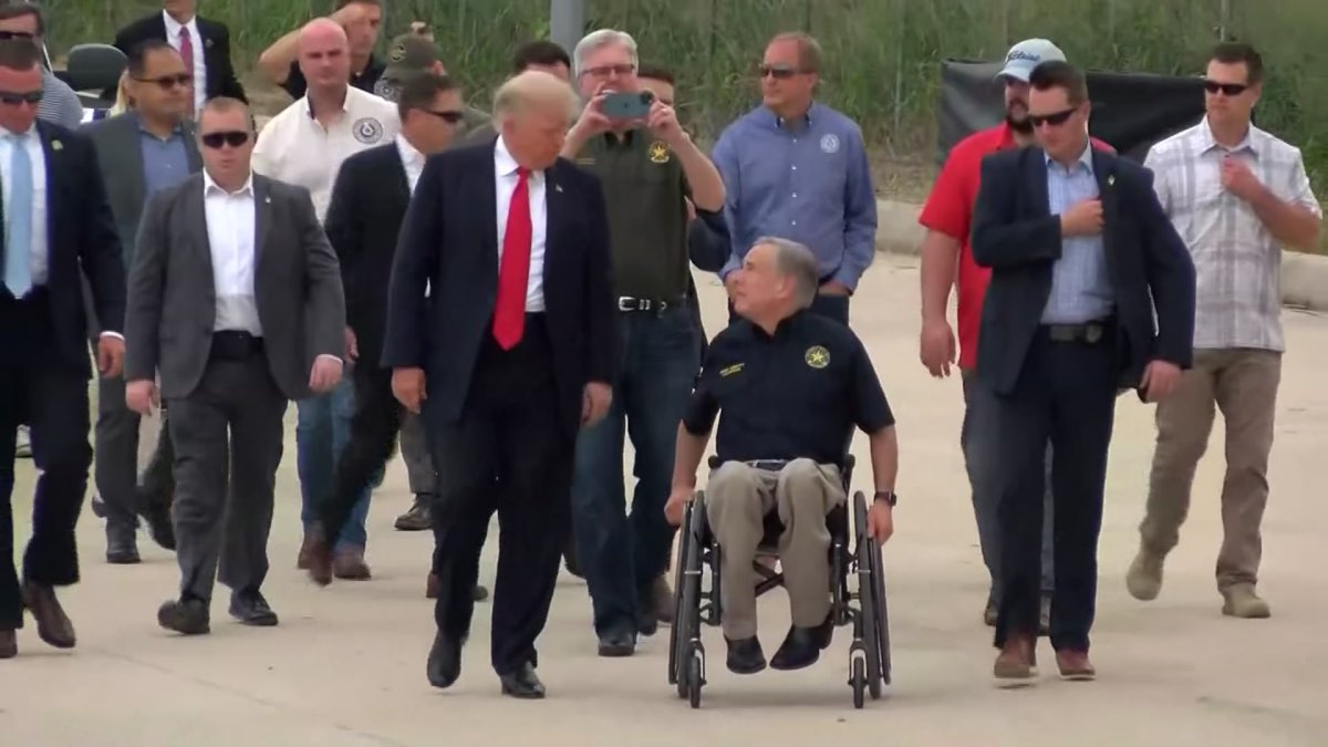 Líderes locales reaccionan a visita de Abbott y Trump al Valle de Texas ...