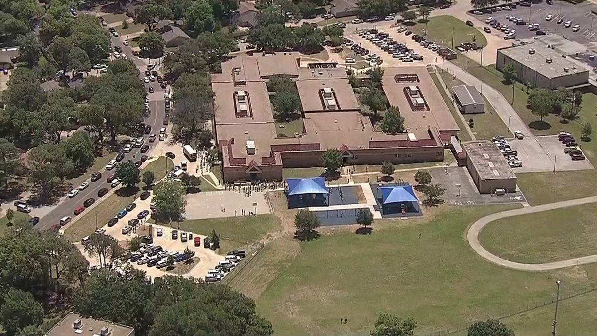 Un disparo en una escuela primaria en Arlington puso a todos en alerta ...