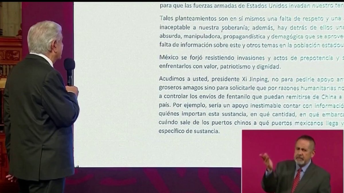 México: AMLO envía carta a China para pedir ayuda contra el tráfico de ... México: AMLO envía carta a China para pedir ayuda contra el tráfico de ...