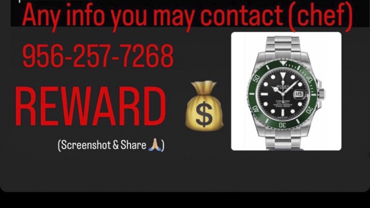 Carlos Guerrero del Grupo Frontera ofrece recompensa por costoso Rolex ...
