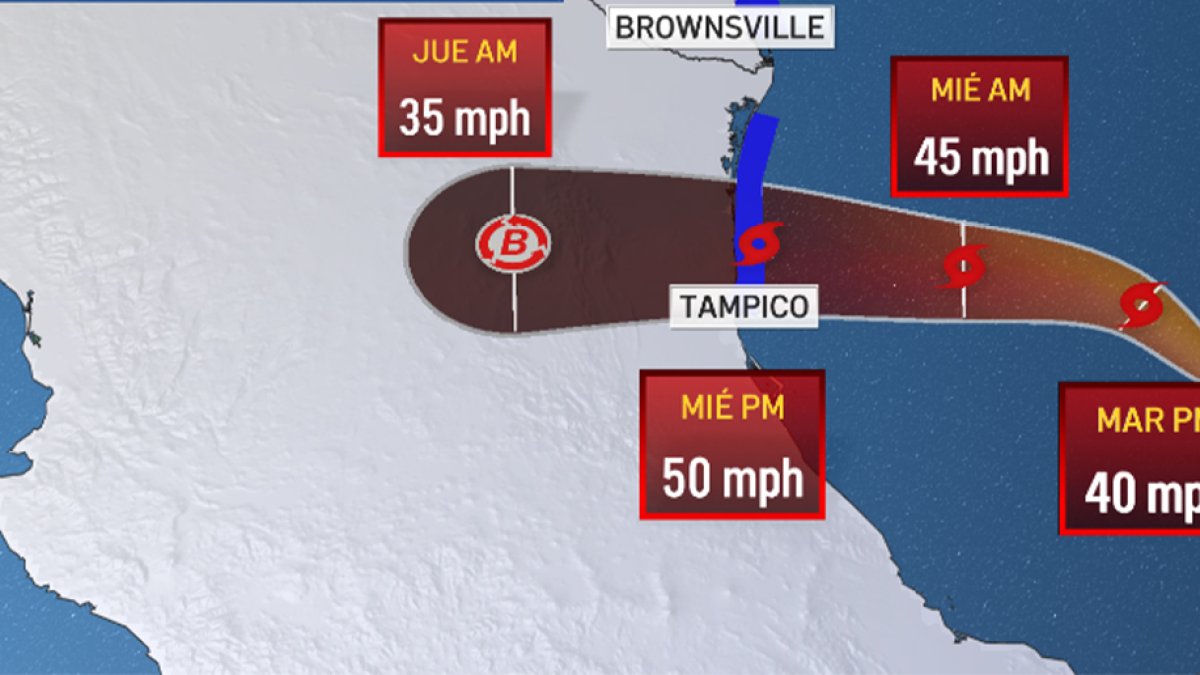 Vigente un aviso de tormenta tropical para costa noreste del Golfo de ...