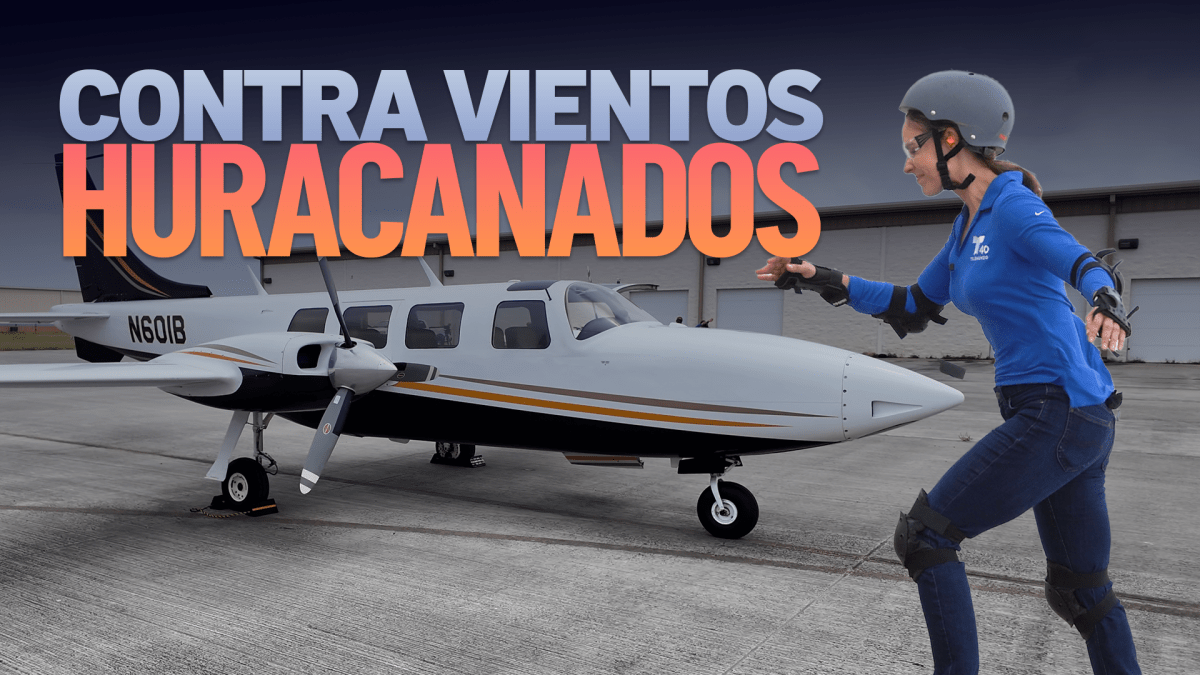 Avión genera viento con fuerza huracanada – Telemundo McAllen (40)